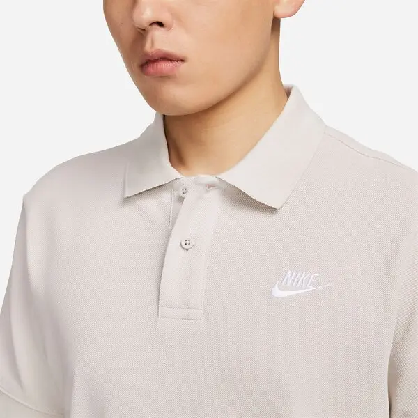 Nike Polo 'light Bone - White