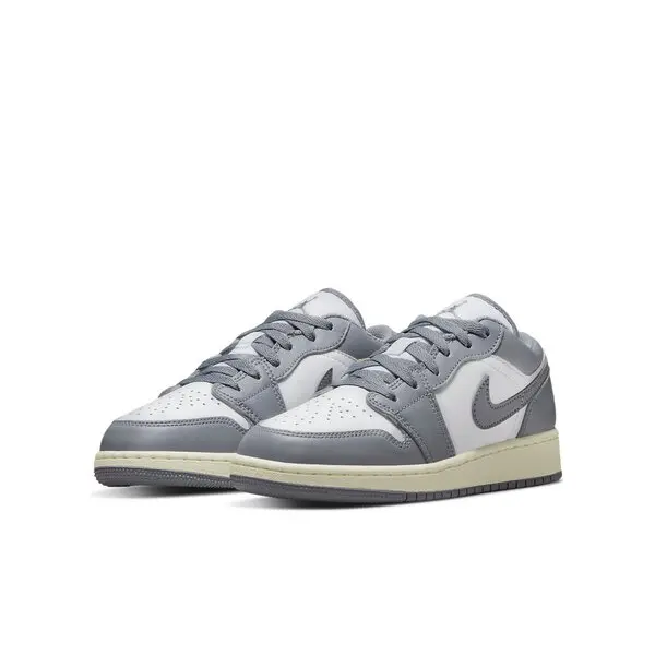 JORDAN 1 Low "vintage Grey - White/grey