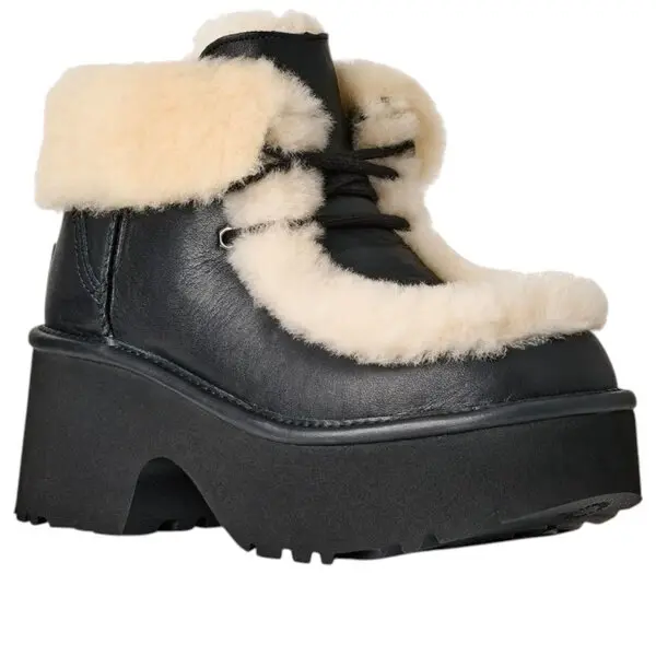 UGG Esmee Leather Lace-up Boots