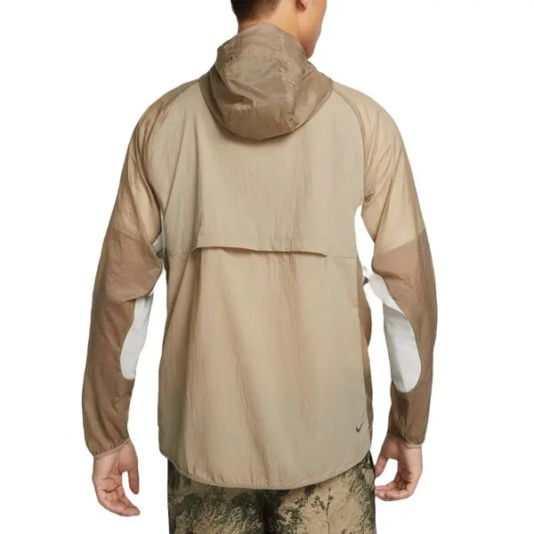 Nike Trail Aireez Running Jacket - Khaki/light Bone White/black