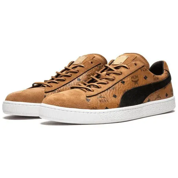 PUMA Mcm X Suede "buckthorn Brown" Low Top Sneakers
