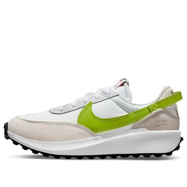 Nike Waffle Debut Low Top Sneakers - White/green