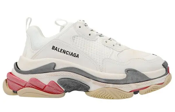 Balenciaga Triple S Chunky Sneakers - White