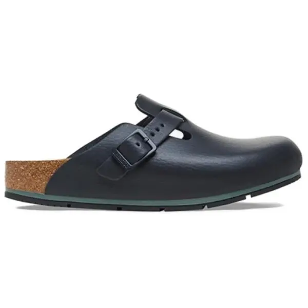 BIRKENSTOCK Boston Pro Natural Leather Clogs