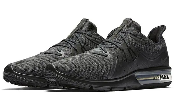 Nike Max Sequent 3 Low Top Sneakers - Black/anthracite