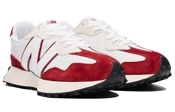 NEW BALANCE 327 Sneakers - Red/white