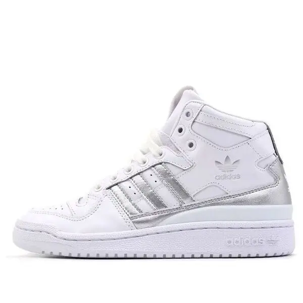 Adidas Originals Forum Mid "refined Metallic Silver - White