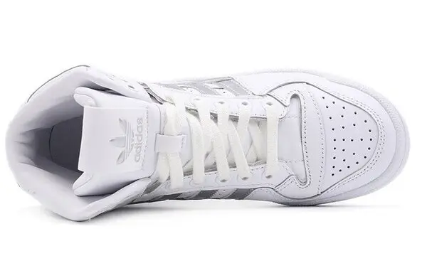 Adidas Originals Forum Mid "refined Metallic Silver - White