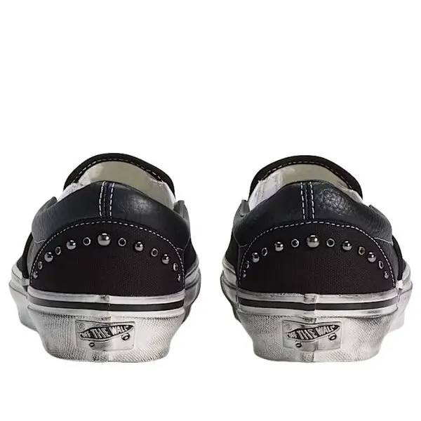 VANS Embellished Studded Slip-on Sneakers - Blackout