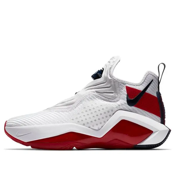 Nike Lebron Soldier 14 Ep Basketball Sneakers - White/red