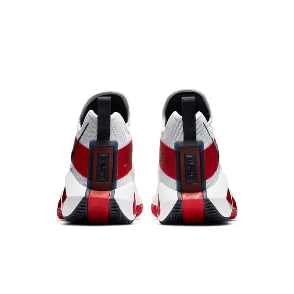 Nike Lebron Soldier 14 Ep Basketball Sneakers - White/red