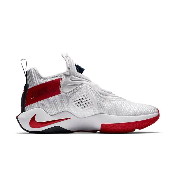 Nike Lebron Soldier 14 Ep Basketball Sneakers - White/red