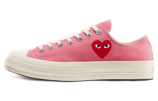 CONVERSE X Comme Des Garcons Play Chuck 70 Low Top Sneakers - Pink