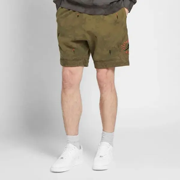 JORDAN X Travis Scott Washed Suede Shorts