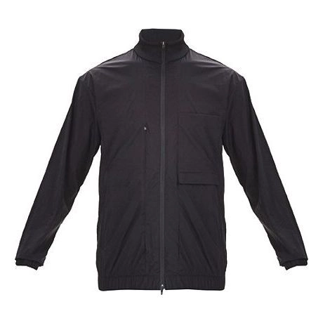 Adidas Y-3 Trvl Stretch Jacket With Stand Collar And Zip Closure - Black