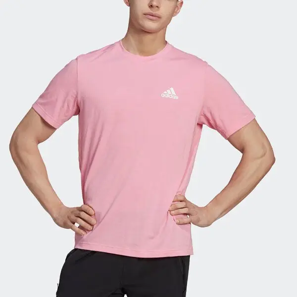 Adidas Aeroready Designed To Move Feelready Sport Tee - Pink