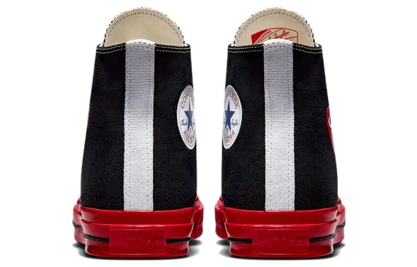 CONVERSE Comme Des Garçons Play Chuck 70 High Top Sneakers
