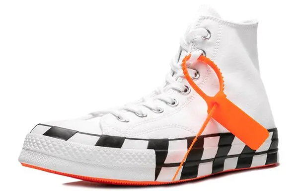CONVERSE Off-white X Chuck 70 High Top Sneakers - White-black