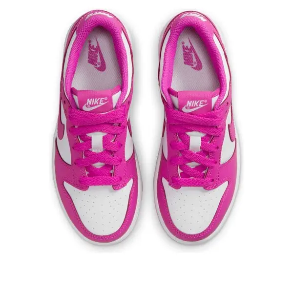 Nike Dunk Low Sneakers - White/active Fuchsia