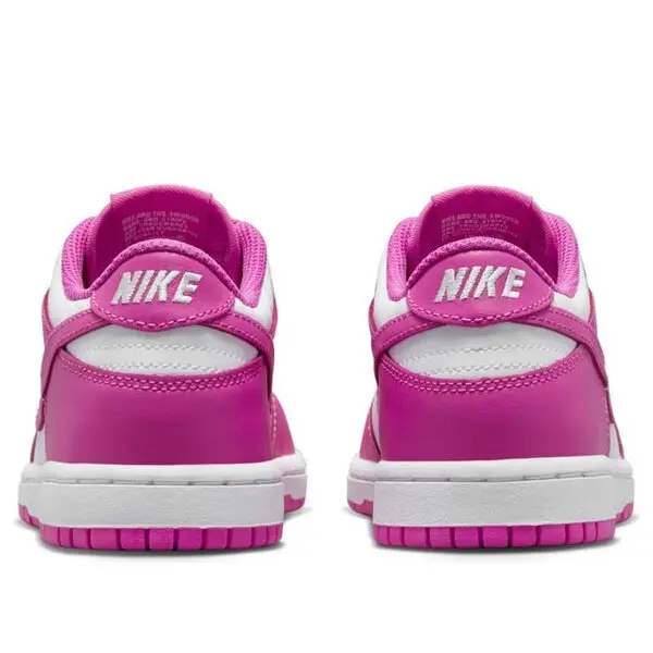 Nike Dunk Low Sneakers - White/active Fuchsia