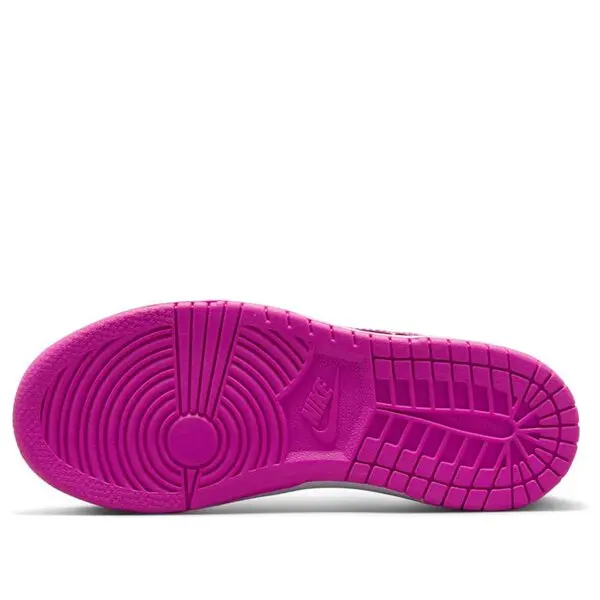 Nike Dunk Low Sneakers - White/active Fuchsia