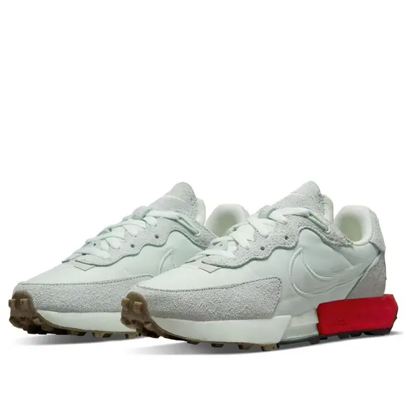 Nike Fontanka Waffle Low Top Sneakers - Grey/green