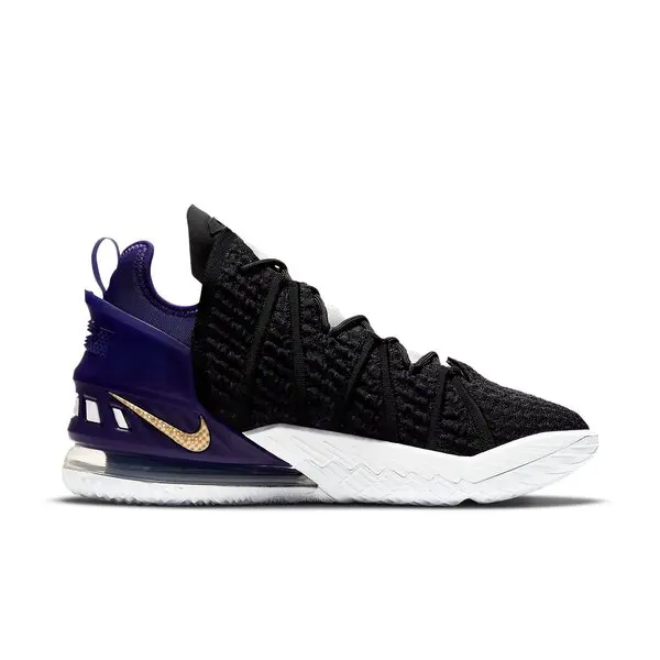 Nike Lebron 18 Ep Lakers High Top Sneakers - Black