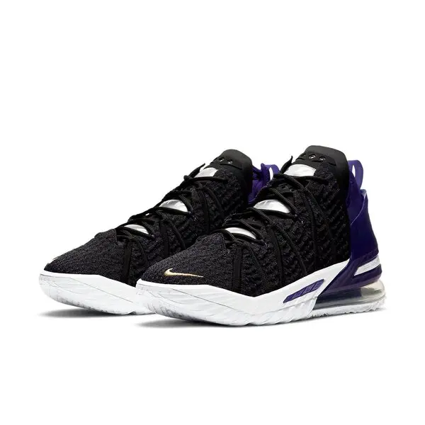 Nike Lebron 18 Ep Lakers High Top Sneakers - Black