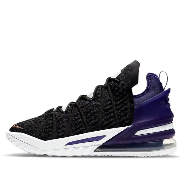 Nike Lebron 18 Ep Lakers High Top Sneakers - Black