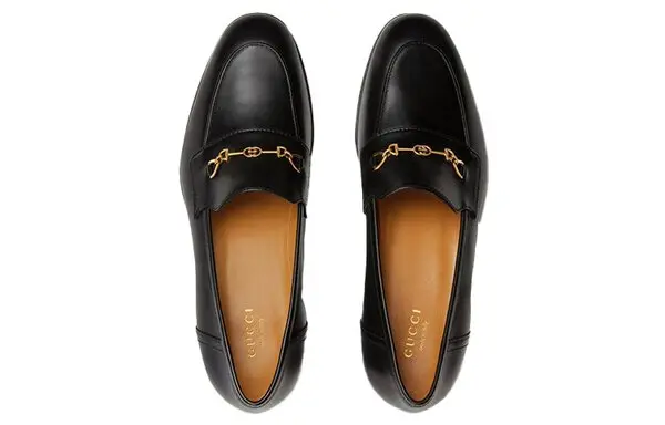 Gucci Interlocking G Horsebit Leather Loafer - Black