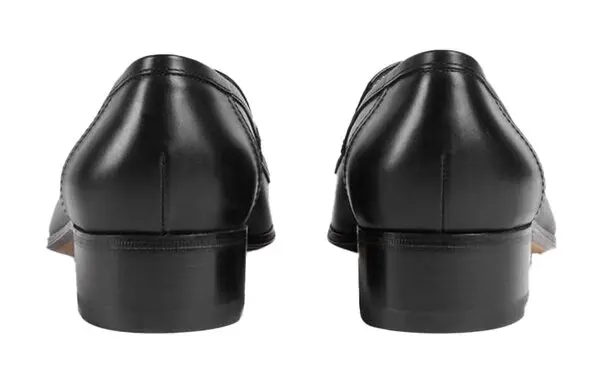 Gucci Interlocking G Horsebit Leather Loafer - Black
