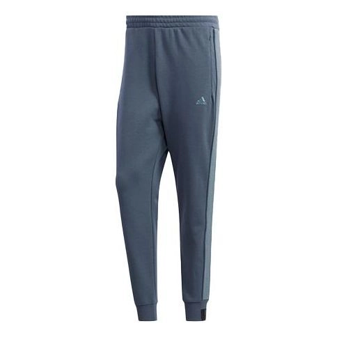 Adidas Wj Pnt Swt Logo Printing Sports Pants - Blue