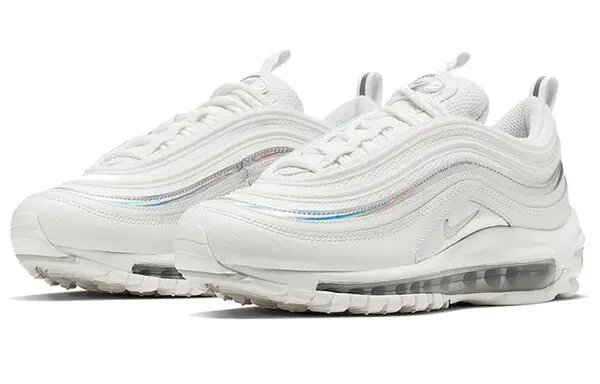 Nike Max 97 "white Iridescent - Summit White/metallic Silver