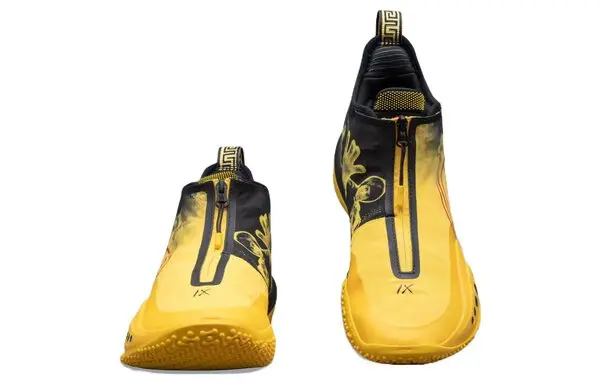 LI-NING Way Of Wade "bruce Lee" High Top Sneakers - Black/yellow