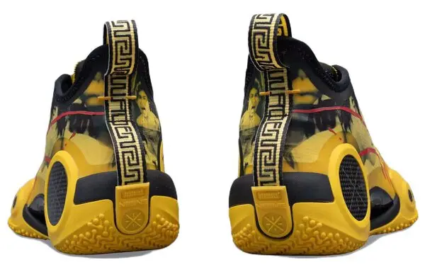 LI-NING Way Of Wade "bruce Lee" High Top Sneakers - Black/yellow