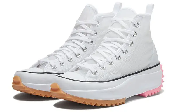 CONVERSE Run Star Hike High Top Sneakers - White/pink