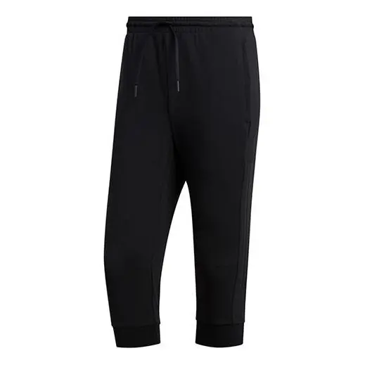 Adidas M Pnt 34 Dk 3s Training Running Sports Slim Fit Cropped Pants - Black