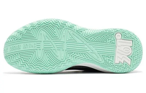 361 DEGREES Big3 Team Athletic Sneakers - Black/mint/white