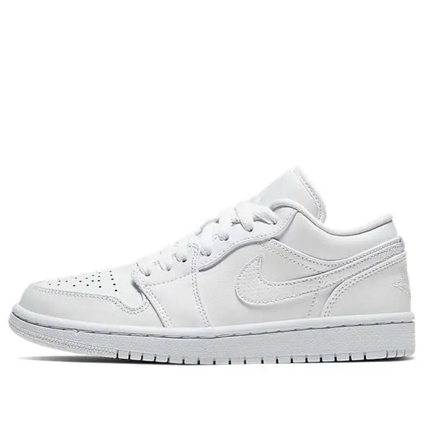 JORDAN 1 Low "triple " Sneakers - White