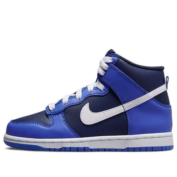 Nike Dunk High "obsidian" Sneakers - Blue/white