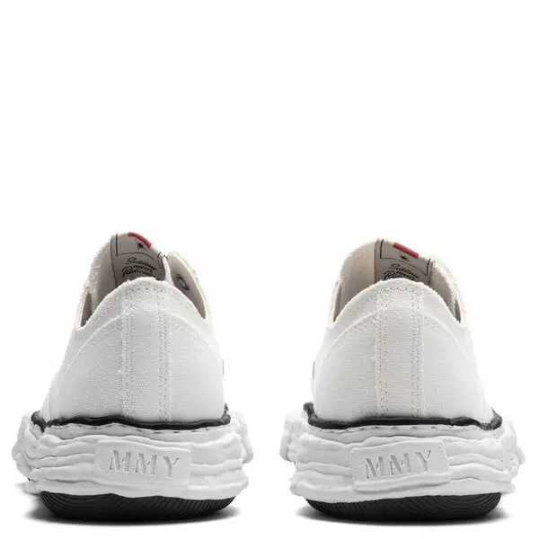 Mihara Yasuhiro Peterson 23 Og Sole Canvas Low Top Sneakers - White/black