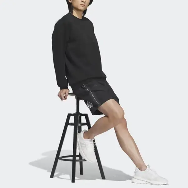 Adidas Loose Fit Woven Shorts With Graphic Detail