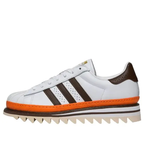 Adidas X Clot Superstar 'coffee - White/coffee