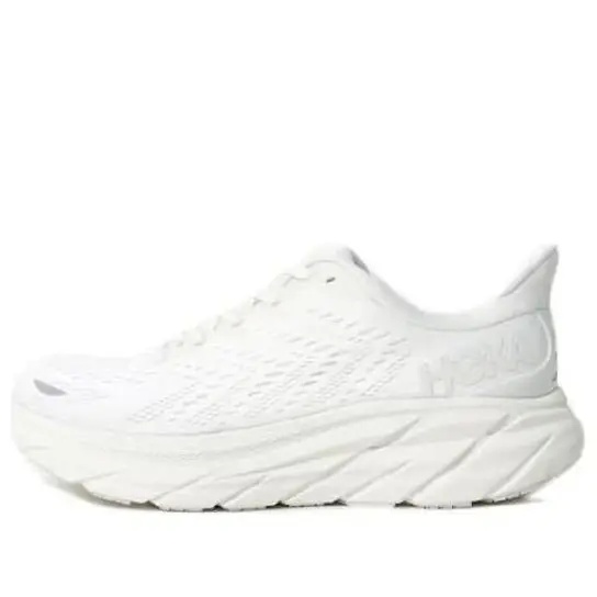 Hoka One One Clifton Running Shoes - White/white