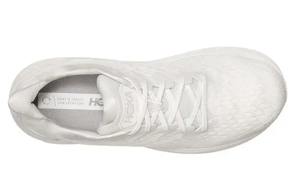 Hoka One One Clifton Running Shoes - White/white