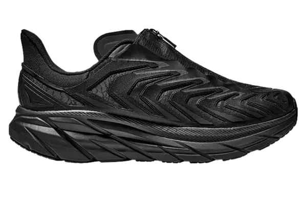 Hoka One One Project Clifton Sneaker - Black/black