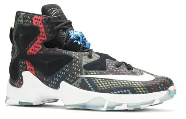 Nike Lebron 'bhm' Athletic Sneakers - Multi-color/white-black