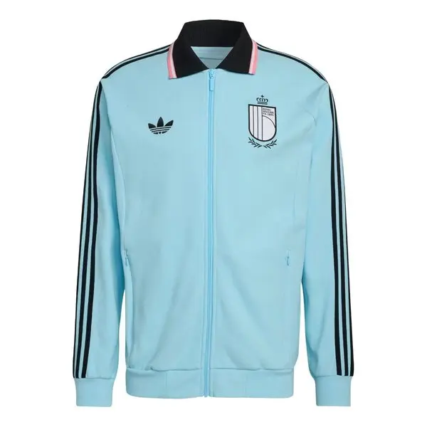 Adidas Belgium 2026 Away Anthem Track Jacket - Frozen Blue