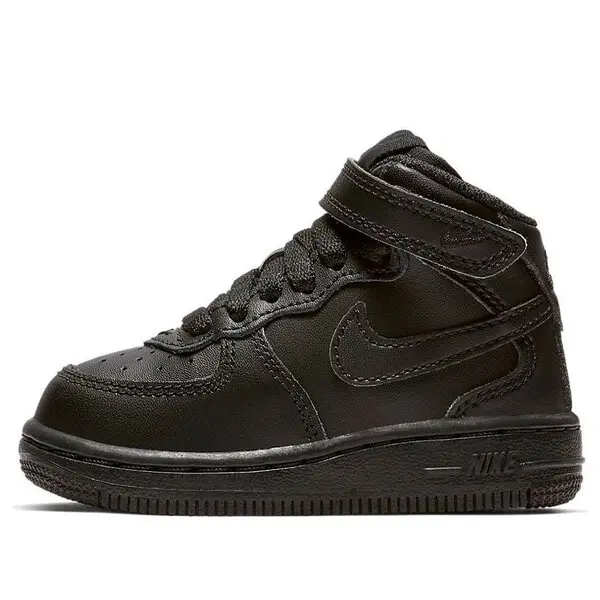 Nike Force 1 Mid Sneakers - Black