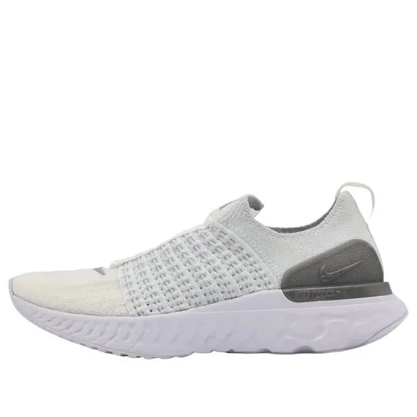 Nike React Phantom Run Flyknit 2 Sneakers - White/grey
